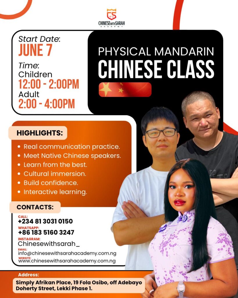 Physical Chinese Classes - Chinese with Sarah Academy